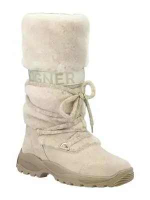 Bogner Lace-up Snow Boots - Neutrals