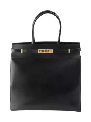 Saint Laurent Manhattan North South Shopper Tote Bag - Black