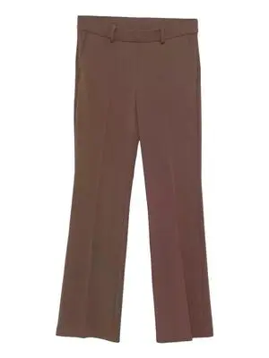 CAMBIO Francoise Flared Trousers - Brown
