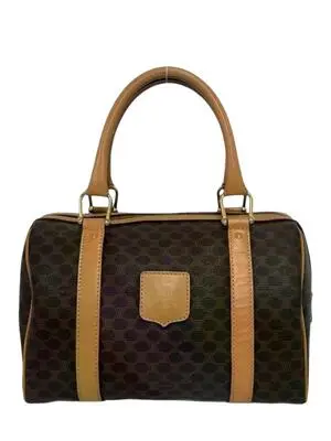 Celine Macadam Boston Bag - Brown