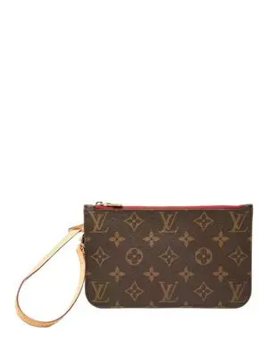 LOUIS VUITTON Monogram Canvas Neverfull Pm Pouch - Brown