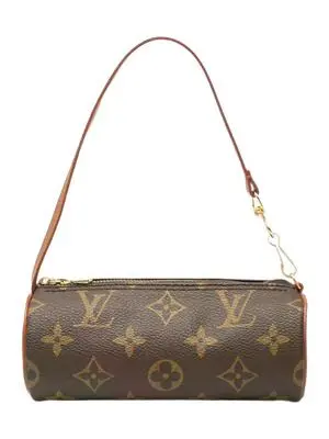 LOUIS VUITTON Monogram Canvas Papillon Pochette - Brown