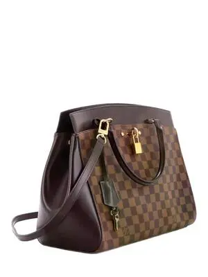 LOUIS VUITTON Louis Vuitton Rivoli Damier MM Tote Bag Brown