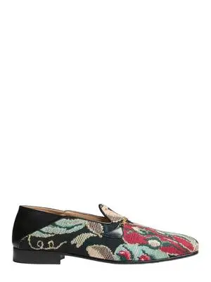 VALENTINO Valentino Garavani Gobelin Fabric Loafers