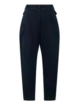 Alberta Ferretti Pleated Detail Trousers - Blue