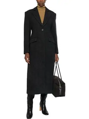 TELA Tela Herringbone Single-Breasted Coat