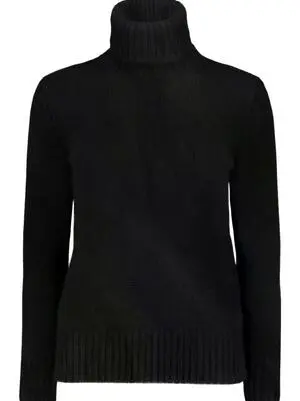 MOORER Moorer Ribbed Knit Roll-Neck Sweater