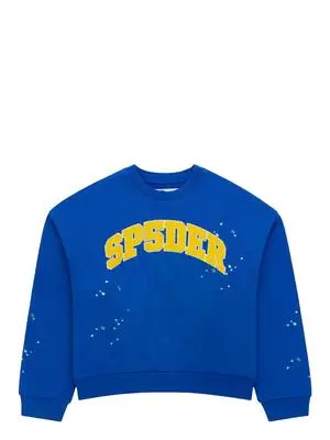 SP5DER Varsity Web Sweater - Blue