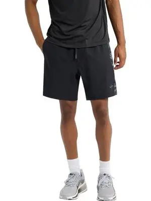 SANTO STUDIO Graphic Tech Shorts - Black