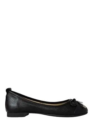 CAVALINHO Muse Ballet Leather Flats - Black/silver