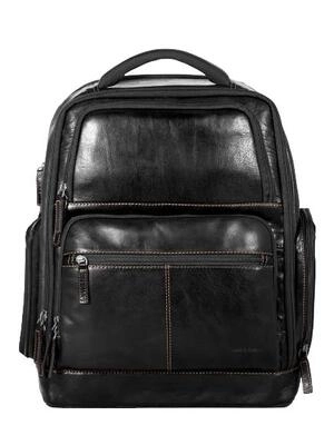 JACK GEORGES Voyager Large Tech Backpack - Black