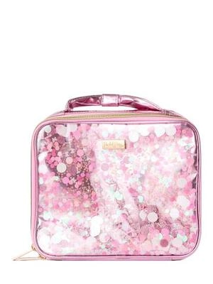 PACKED PARTY Confetti Filled Lunchbox With Metallic Finish - Pink
