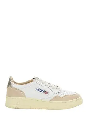 AUTRY Autry Medalist Low Leather Sneakers Bianco