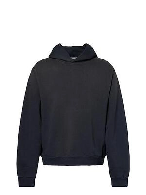 Acne Studios Franziska 1996 Logo Cotton Hoodie - Black