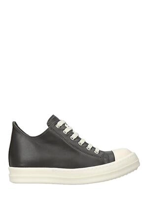 Rick Owens Low Top Leather Trainers - Brown/oth