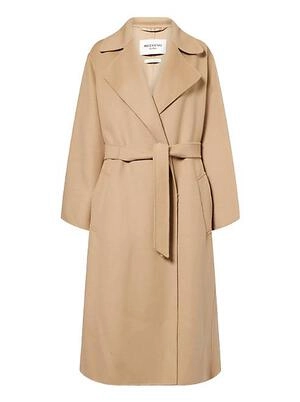 Max Mara Brushed Wool Coat - Camel