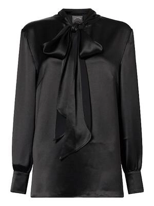 HUISHAN ZHANG Huishan Zhang Draped Satin Blouse