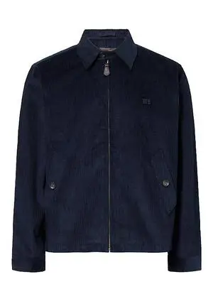 WALES BONNER Drew Corduroy Zip Jacket - Navy