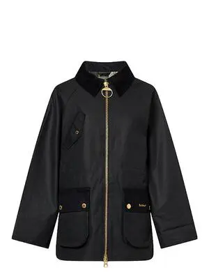 Barbour Treton Waxed-cotton Jacket - Black/ancient