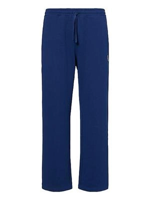FIFA 1904 Luca Brand-badge Cotton Jogging Bottoms - Blue