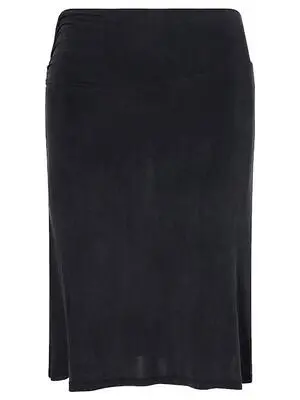 PEACHY DEN Stretch-jersey Midi Skort - Graphite