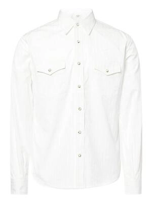 AUSTIN POST Daybreak Dobby Striped Cotton Shirt S