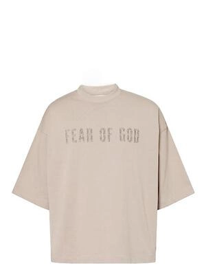 Fear Of God Merch Short-sleeve Cotton T-shirt - Seal