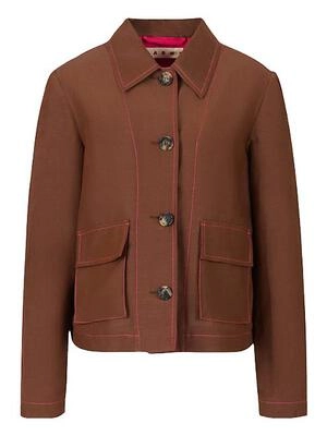 Marni Single-breasted Ramie-rayon Jacket - 00m37