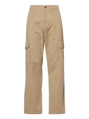 Burberry Reddric Straight-leg Cotton Trousers - Beige