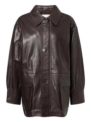 ARMA Maeve Leather Jacket - Coffee Bean