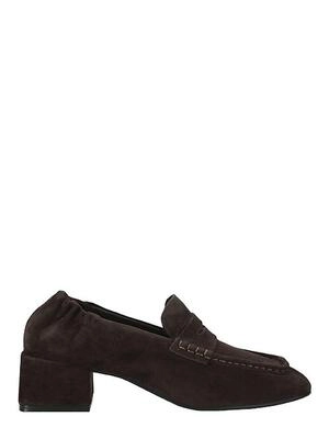 Steve Madden Estee Suede Loafers - Dark Brown