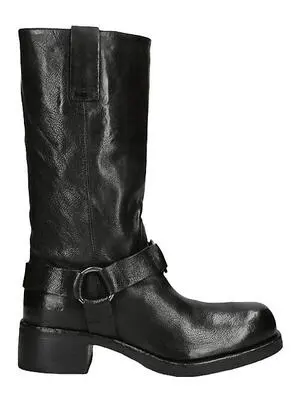 Officine Creative Dana Leather Knee-high Boots With Chunky Silhouette - Black