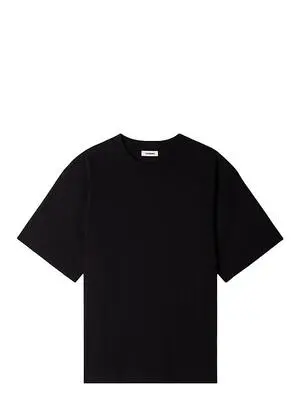 Sandro Crewneck Relaxed-fit Cotton T-shirt - White
