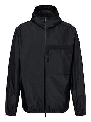 Moncler Fonteghi Hooded Woven Jacket - Black