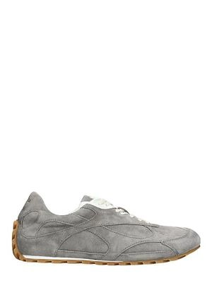 Bottega Veneta Orbit Flash Suede Trainers - Grey