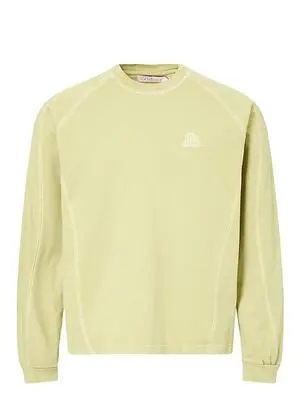 PELLADOR Overlock Long-sleeve Cotton T-shirt - Green