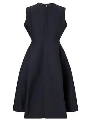 CFCL Woven Midi Dress - Black