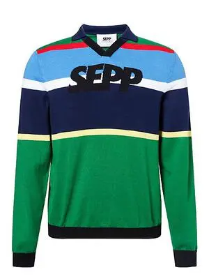 SEPP FOOTBALL SHIRTS Striped Cotton-knit Jumper - Multi