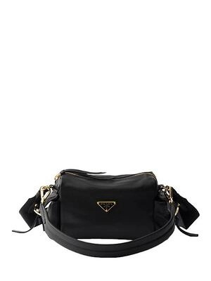 Prada Explore Leather Cross-body Bag - Black