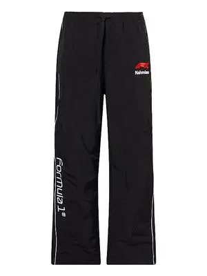 NAHMIAS F1 Warm Up Race Woven Jogging Bottoms - Black