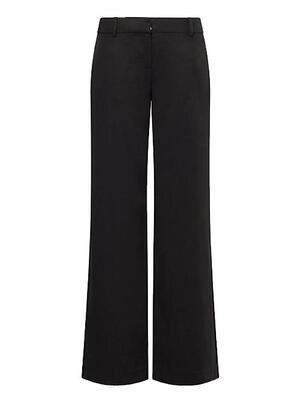 REFORMATION Gisele Low-rise Woven Trousers - Black
