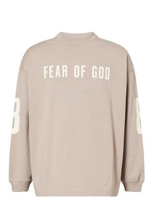 Fear Of God Merch Long-sleeve Cotton T-shirt Xs Seal