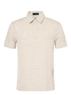 G/fore All Play Stripe Woven Polo T-shirt Xxl - Dune