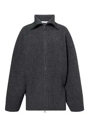 THE FRANKIE SHOP The Frankie Shop Veda Knitted Wool Cardigan