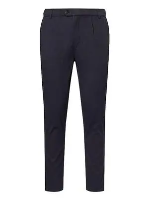 BELIER Monaco Mid-rise Cotton-blend Chino Trousers M