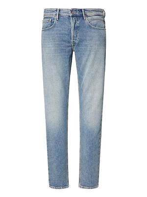 REPLAY Regular Fit Denim Jeans - Medium Blue
