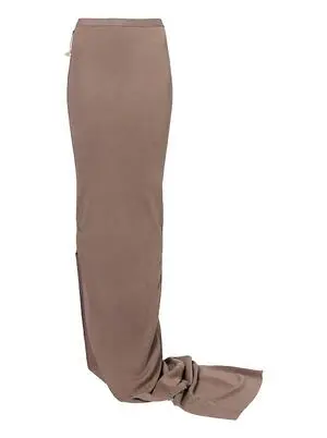 Rick Owens Edfu Slit Maxi Skirt - Dust