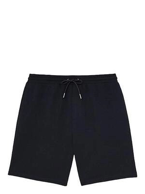 REISS Renly Textured Drawstring-waist Stretch-woven Shorts - Navy