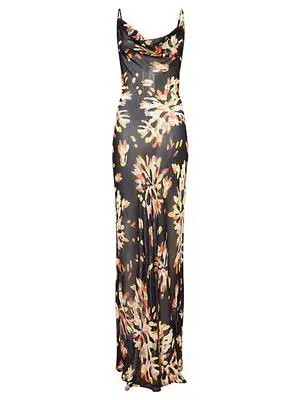 RAT AND BOA Catarina Floral-print Georgette Maxi Dress - Multi