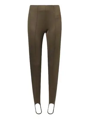 THE FRANKIE SHOP Caserta Stirrup-hem Stretch-jersey Leggings - Olive